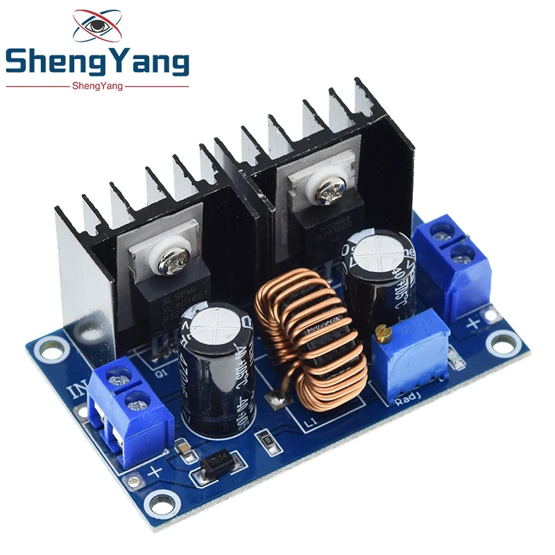 XH-M404 DC 4-40V 8A 200W Voltage Regulator Module Digital PWM Adjustabl ...