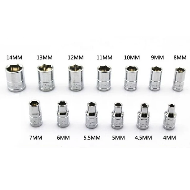 46pcs Socket Wrench Tools Key Hand Tool Set Spanner Wrench Socket Hand ...