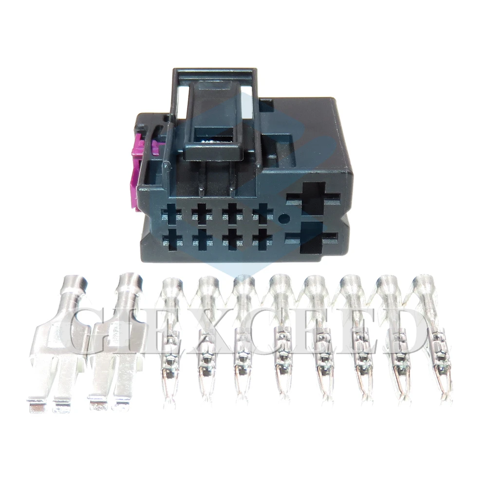 1 Set 10 Pin 1.5 6.3 Series Car Oil Pump Controller Composite Plug ...