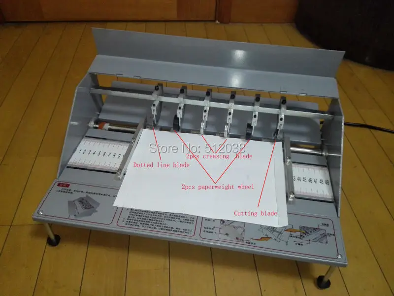 18-460mm-Electric-Book-Cover-Creasing-Machine-Creaser-Scorer-Perforator ...