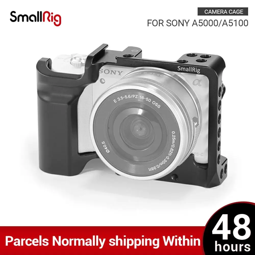 SmallRig Camera Cage for SONY A5000 / A5100 with Shoe Mount Thread ...