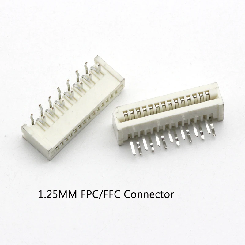Conector FPC/FFC LCD 4P 32P, 1,0mm/1,25mm, Cable plano Flexible, doble fila, tipo Pin curvo ...