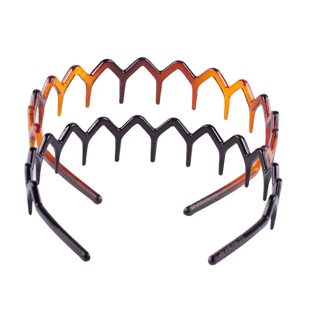 New-Headband-Hair-Comb-Zigzag-Band-Notched-Headband-Woman-Man-Girl ...