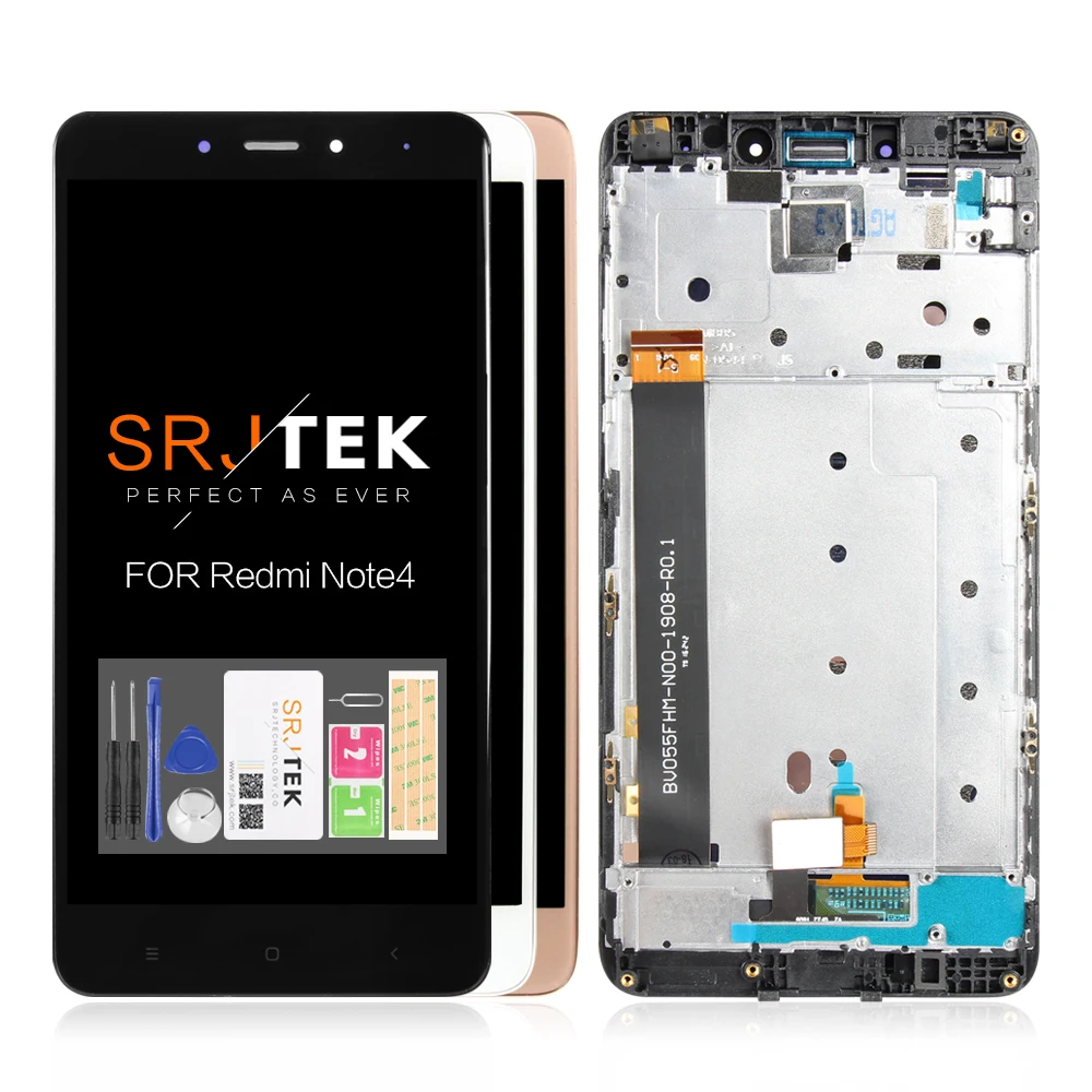 Srjtek For Xiaomi Redmi Note 4 Pro Prime Lcd Display Matrix + Touch ...