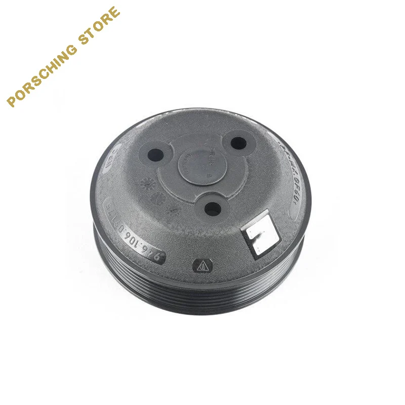 Engine-water-pump-BELT-PULLEY-For-Po-rsche-Cayenn-ne-11-17-OEM ...