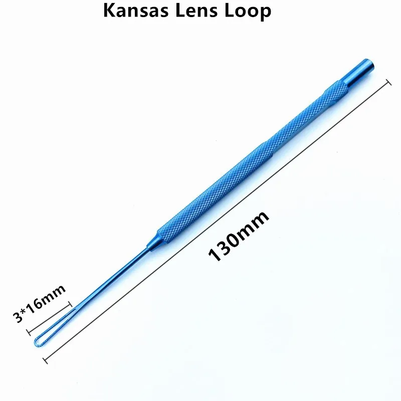 Titanium Kansas Lens Loops 3*16mm ophthalmic lens eye lens loop eye ...