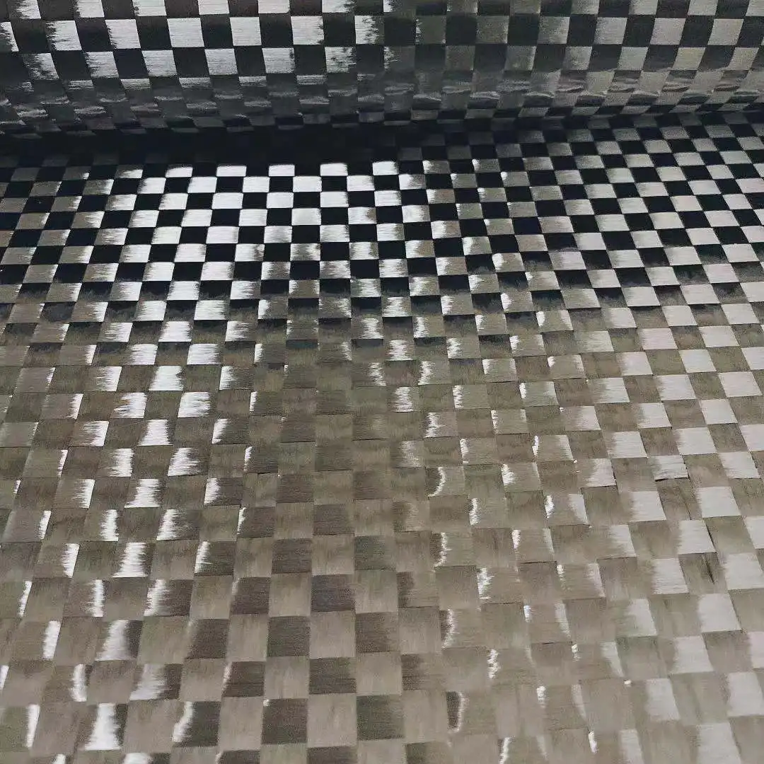 8mmx8mm 200g 12K Spread Tow Carbon Fiber Fabric 0.5mx1m