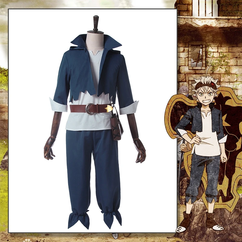 Anime Black Clover Asta Cosplay Costume Halloween Carnival Costumes For ...