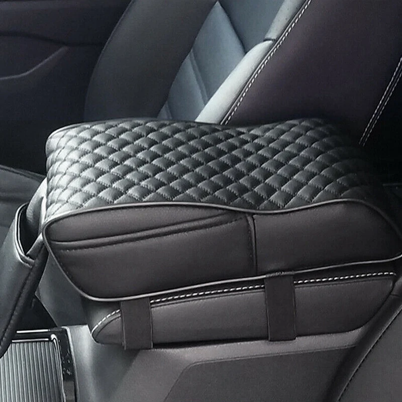 Universal-Car-Armrest-Box-Mats-Memory-Foam-Vehicle-Arm-Rest-Box-Pads ...