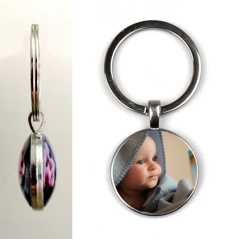 Double-sided-Crystal-Keychain-new-Jewelry-Personality-Photo-Family ...