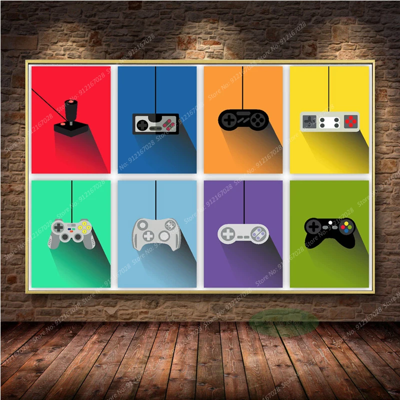 Video Game Console Collage
