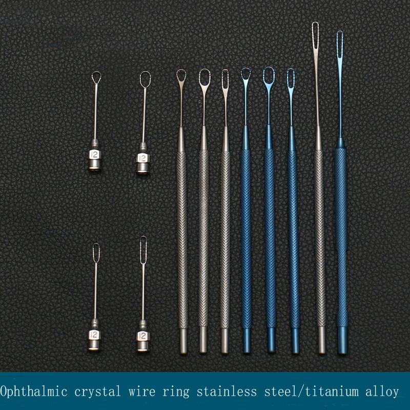 Ophthalmology Flushing Type Crystal Wire Loop 3*8 5*7 Micro Instrument ...