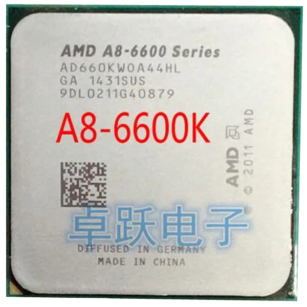 AMD A Series A8 6600K A8 6600K FM2 Quad Core CPU 100% working properly ...