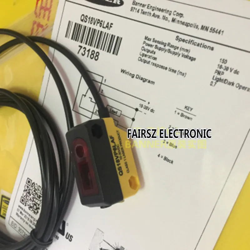 Original US Banner Laser Sensor QS18VN6LAF QS18VN6 QS18VP6LAF QS18VP6