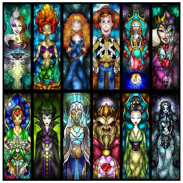 Stained Glass Art Disney