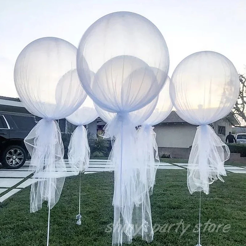 36inch-Giant-Helium-Balloon-White-Yarn-Decoration-Toy-Birthday-Party ...