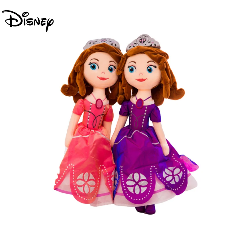60/65cm Disney Princess Plush Toys Snow White Cinderella Sofia Aurora ...