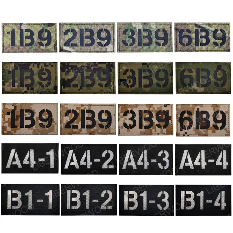 Call Sign Military Patches Seal Team IR Infrared Reflective Tactical ...