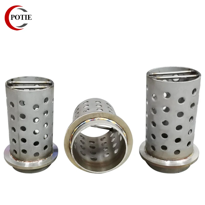 Matraz-perforado-de-acero-inoxidable-con-brida-herramientas-de ...