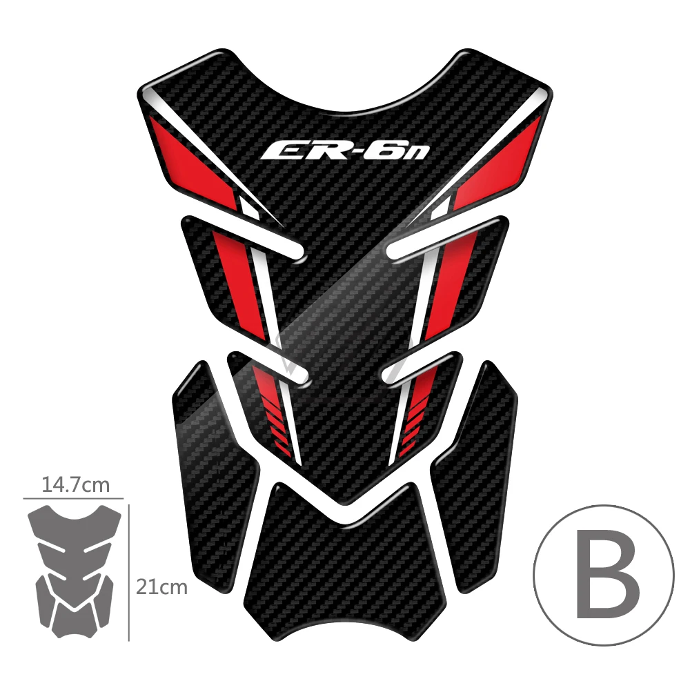 Other Motorcycle Parts - For Kawasaki ER6N ER-6N All Year 3D Carbon ...