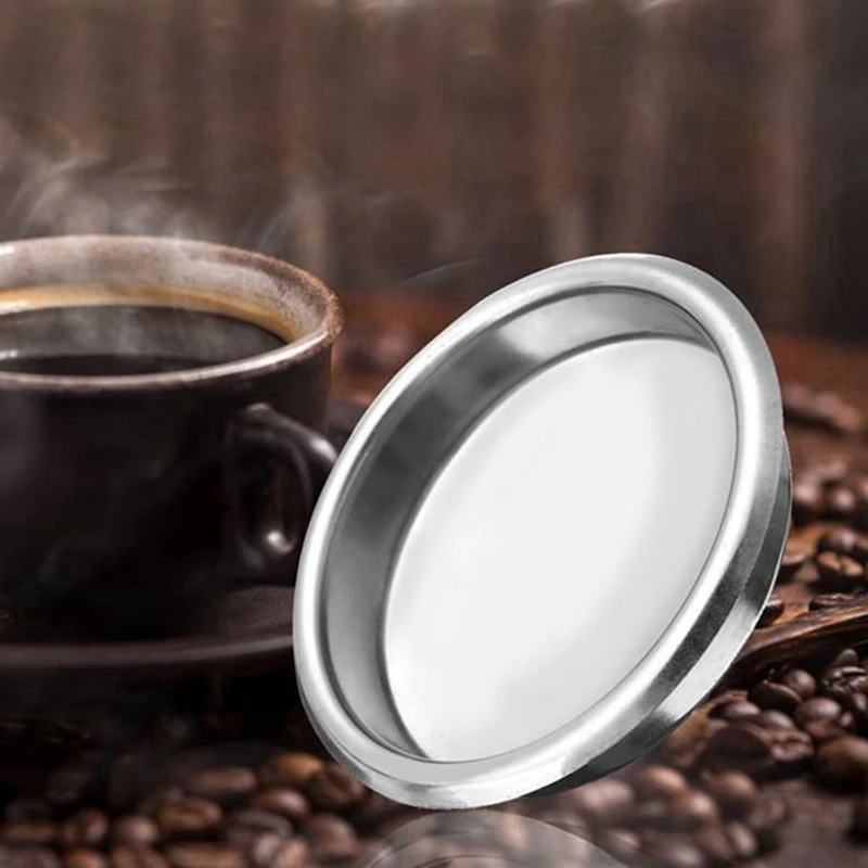 Coffee Machine Brush With Spoon & 58mm Stainless Steel Backflush Insert ...