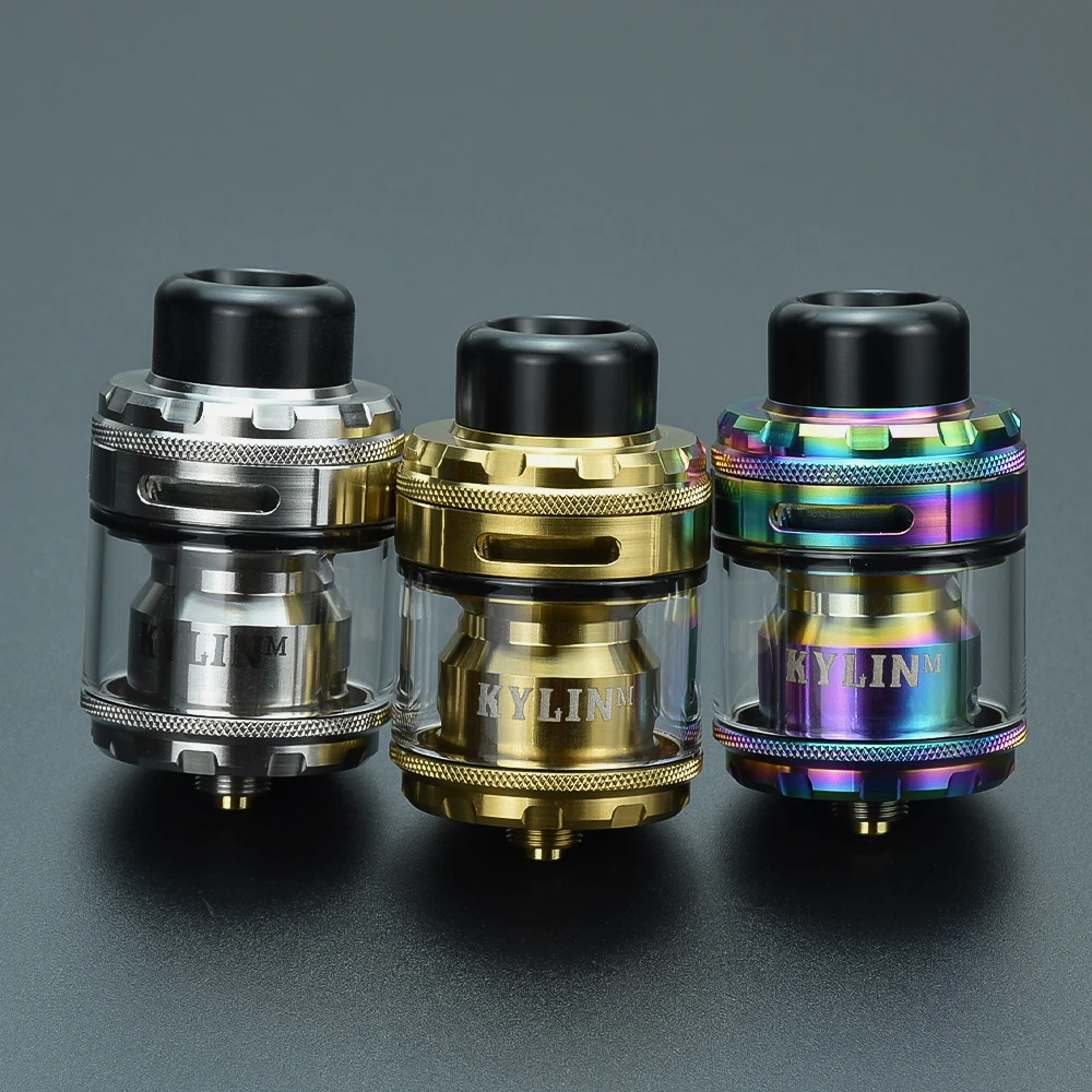 Kylin M Pro RTA Tank E Cigarette Atomizer 24.2mm DIY Rebuildable 6ml ...