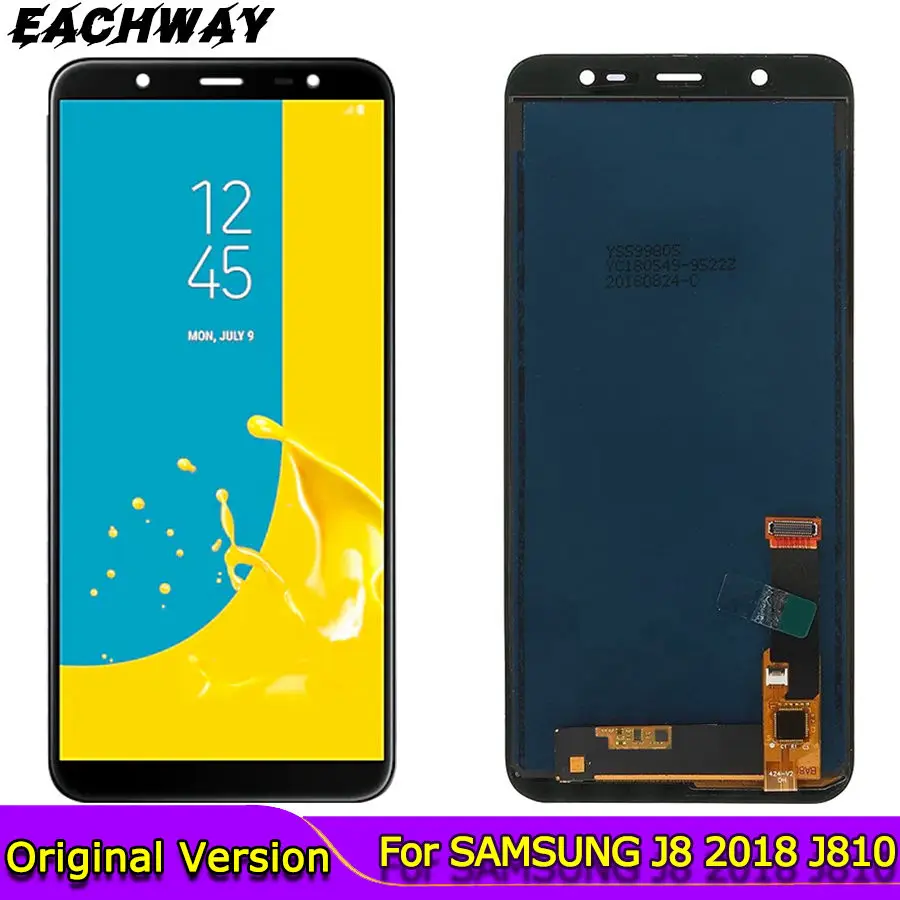 Lcd para samsung galaxy j8 2018 j810 SM J810 j810m display lcd tela de ...