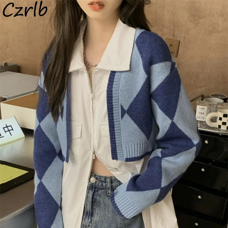 Cardigans-Women-Kpop-Designer-Cropped-Stylish-Korean-Style-Teenagers ...