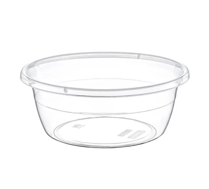 Eminhome baldes transparentes de plástico, 10 litros, 37 cm, grande ...