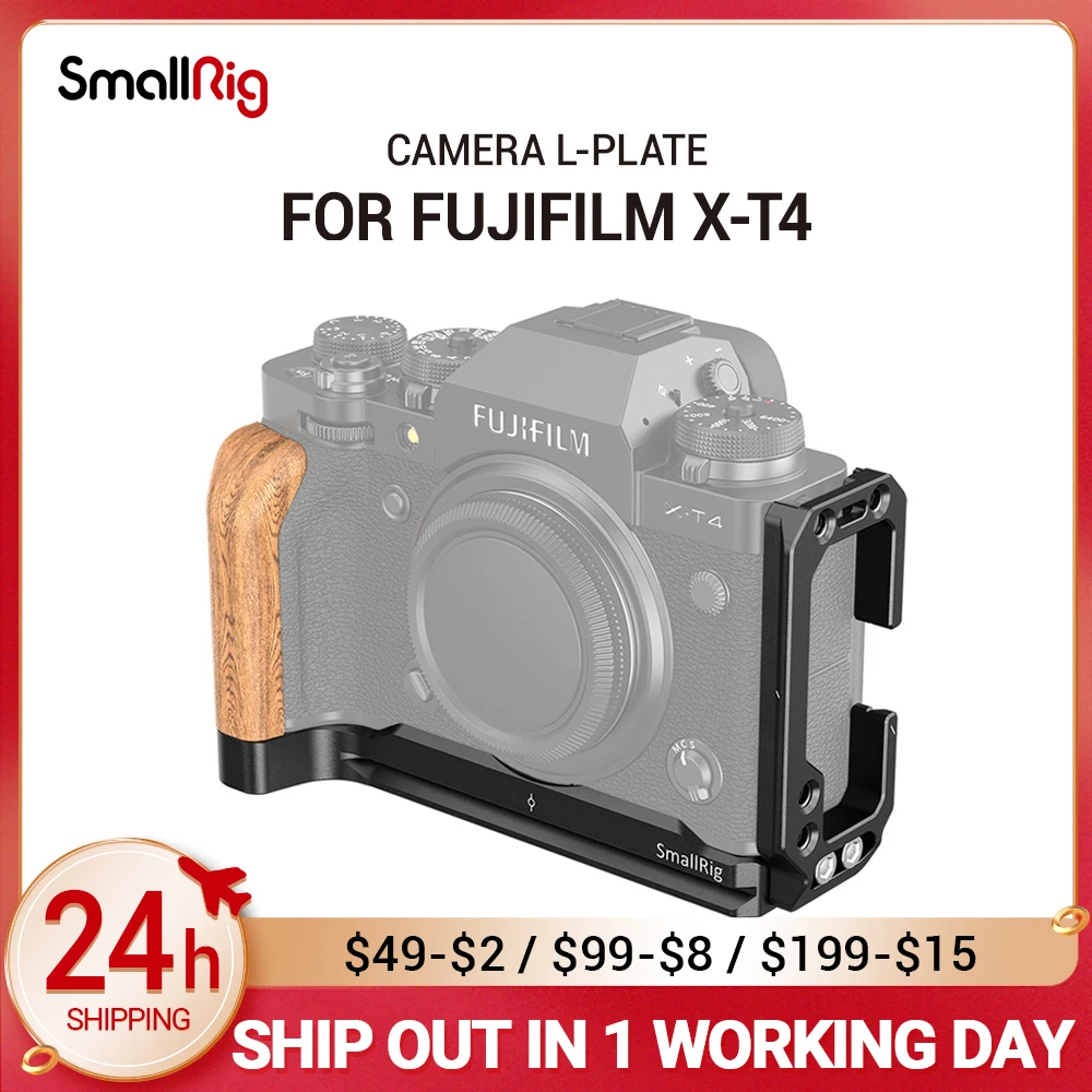 Smallrig Xt4 Camera L Plate L Bracket For Fujifilm X-t4 Camera Feature ...