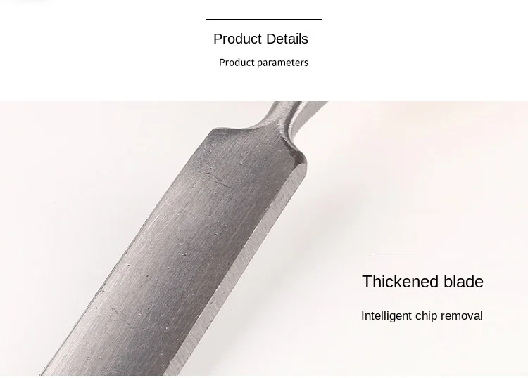 Ensemble d'outils de ciseau à bois semi-transparent ciseau à bois couteau de travail de calcul ...