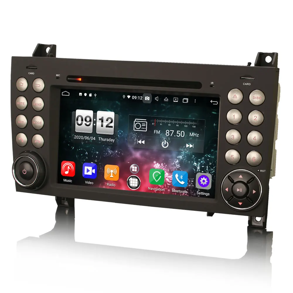 7" Android 10.0 OS Car DVD Multimedia Navigation GPS Radio System ...