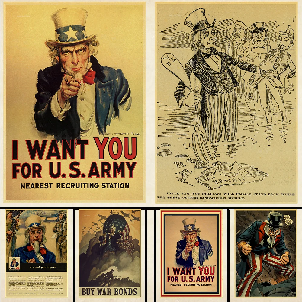 Uncle Sam Poster Ww1