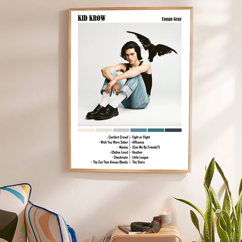 Kid-Krow-Conan-Gray-Album-Cover-Poster-Music-Singer-Star-Canvas ...