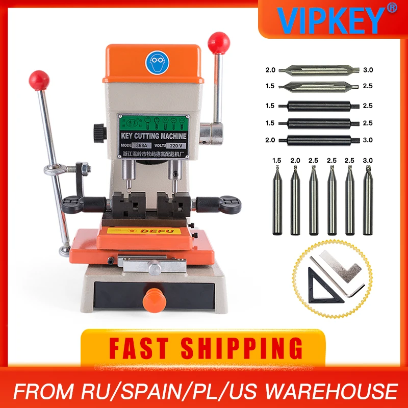 Defu 368a Key Duplicating Copy Machine 180w Key Cutting Machine Drill ...