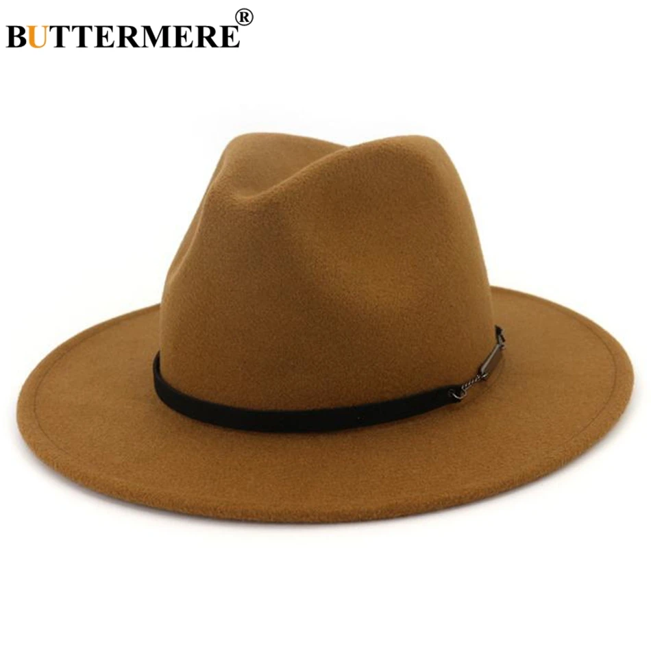 BUTTERMERE sombreros de lana de ala ancha para hombre y mujer, sombrero ...