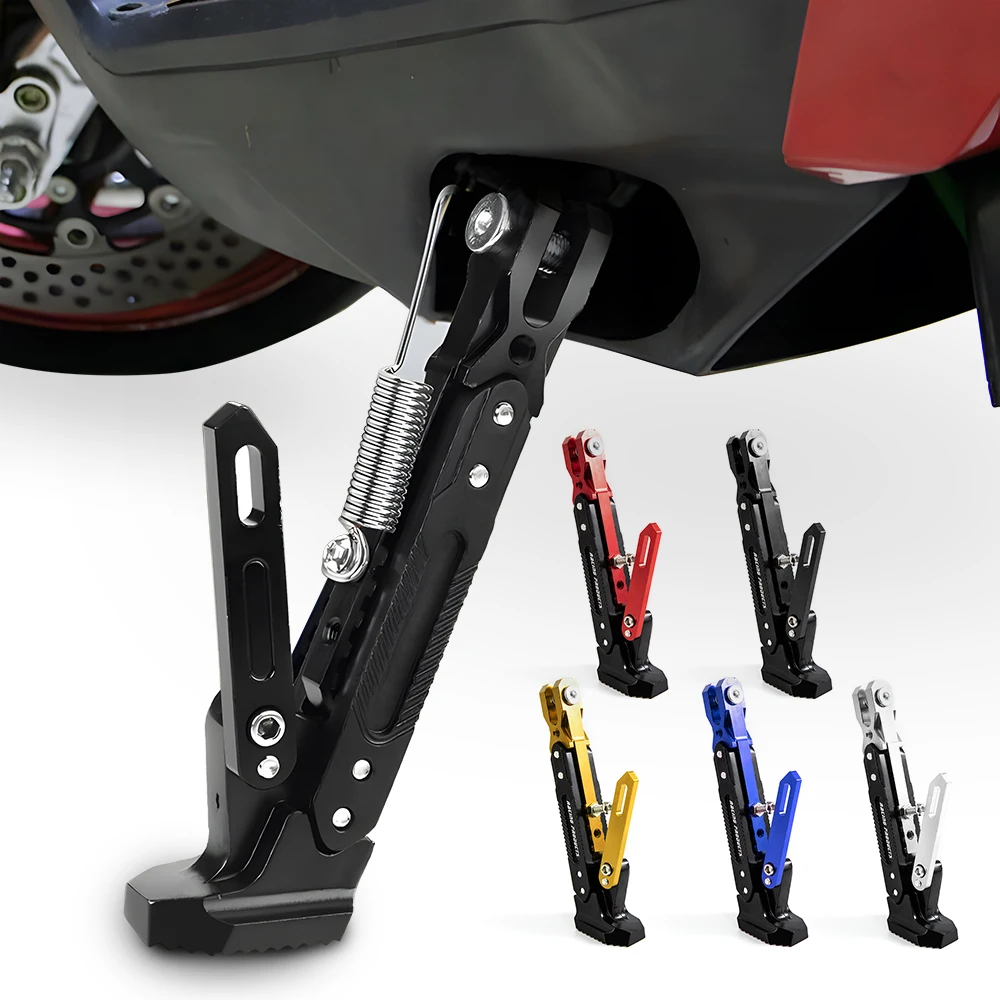 Adjustable CNC Metal Motorcycle Foot Kickstand Electrombile Kick Side ...