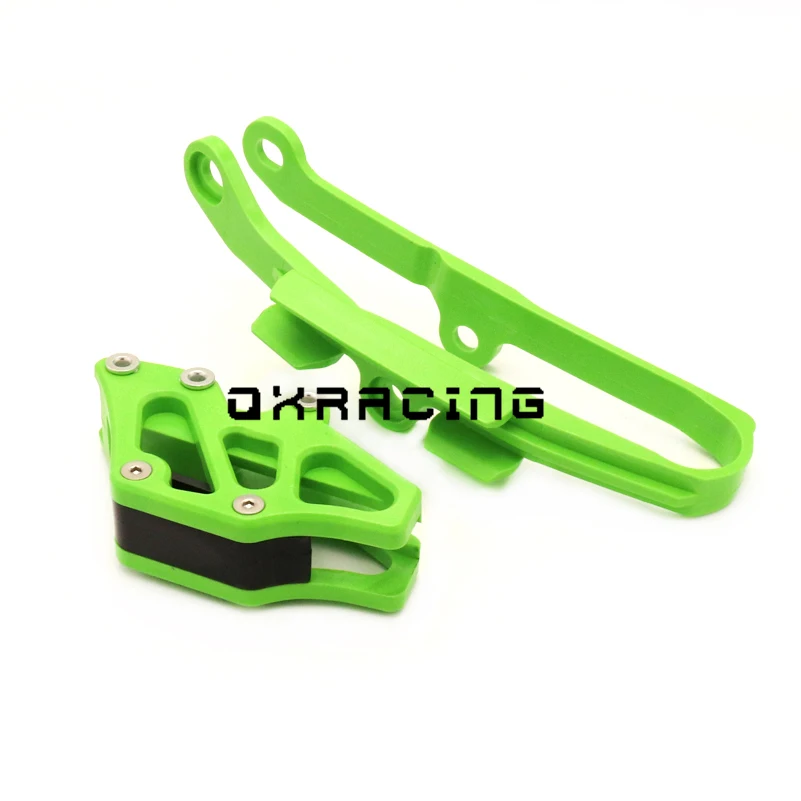 Chain Guide Guard Swingarm Tensione Guide Cover Kit For Kawasaki Kx ...