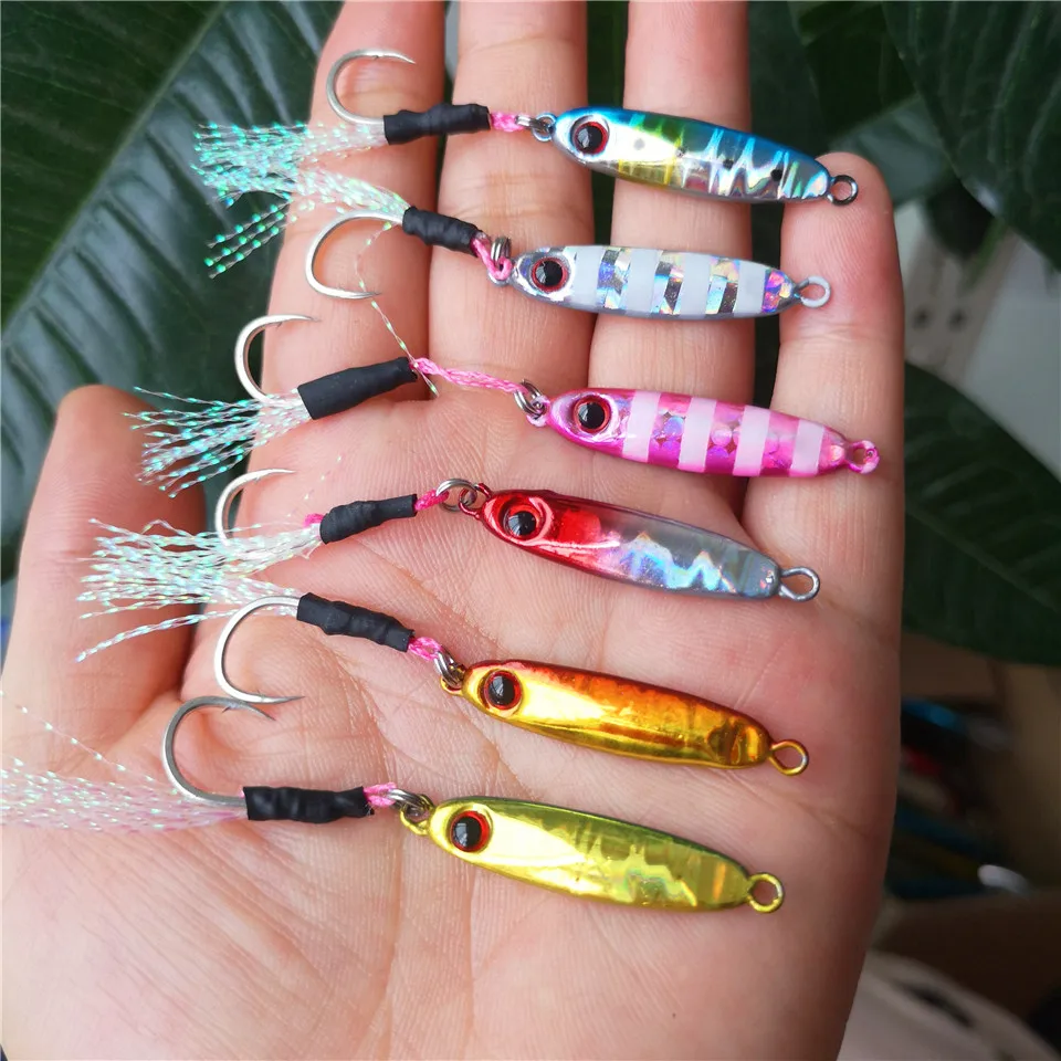 6PCS-LOT-Micro-JIG-Fishing-Bait-Rockfishing-Mini-Shape-Bait-with-Single ...