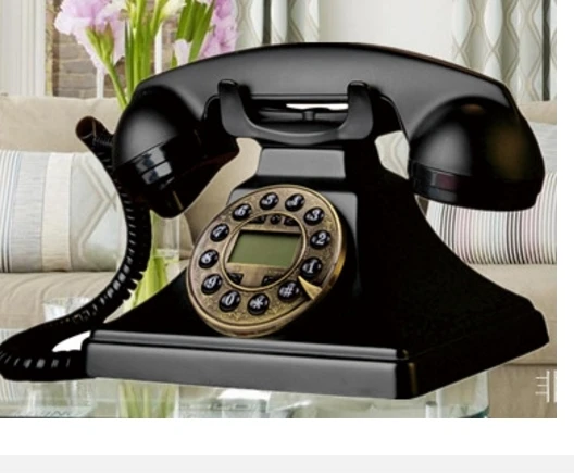 Fashion Phone American Style Antique Fixed Telephone Vintage Caller Id ...