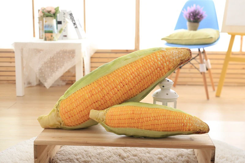 1pc 50-100cm Simulation Corn Plush Toys 3D Creative Cute Plants Stuffed ...
