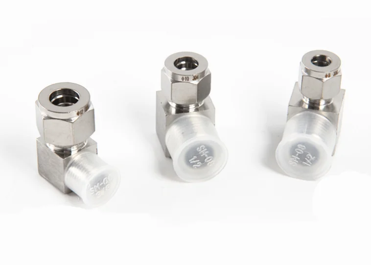 1pc 304 stainless steel ferrule elbow middle 90 degree right angle ...