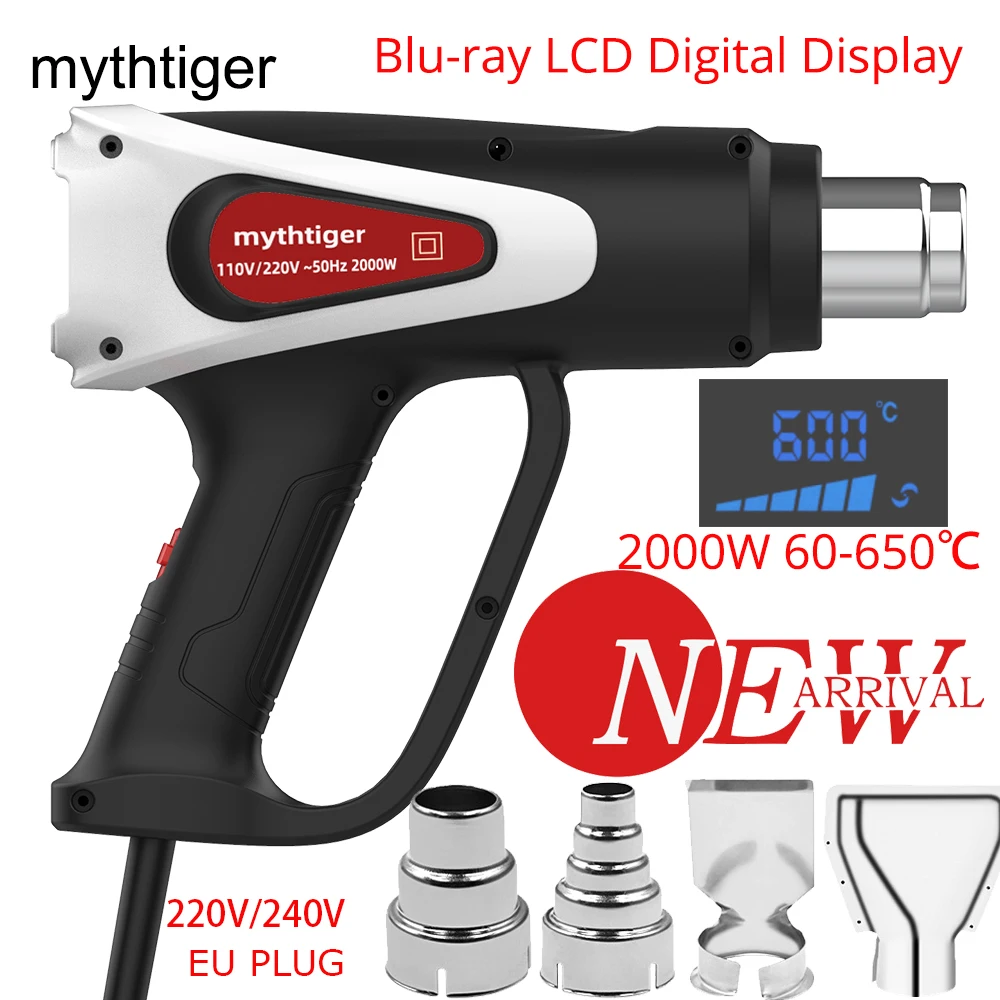 Új Lcd Heat Gun 2000W Univerzális Hőpisztoly Gyanta (60-600D ...