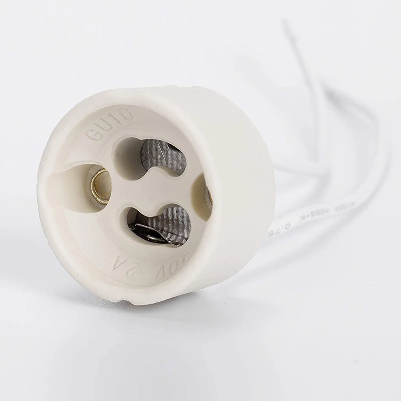 LED-Spotlight-GU10-Socket-Lamp-Holder-Adapter-Silicon-Wire-Bulb ...