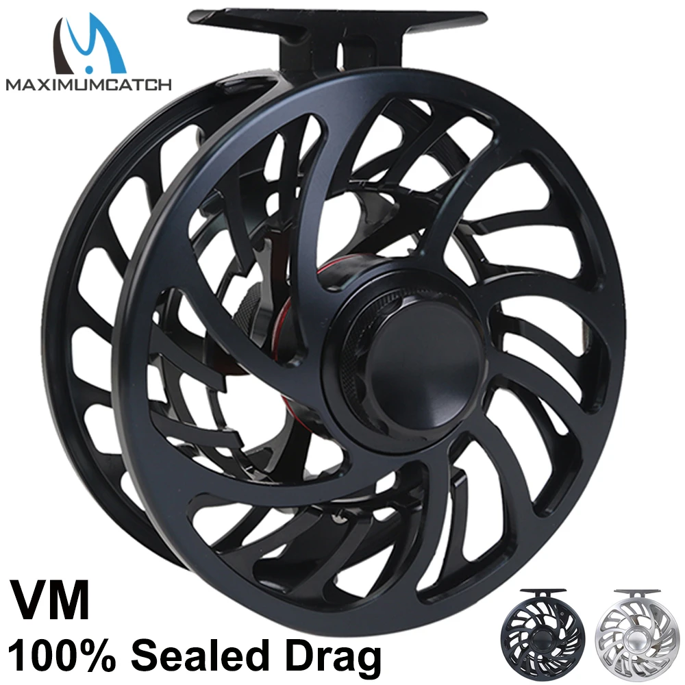 Maximumcatch Vm Saltwater Sealed Drag 100% Waterproof Large Arbor Fly ...