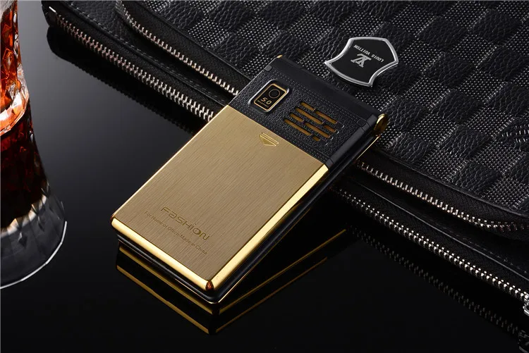 TKEXUN M2 Flip Metal Body Phone 3.0 Handwriting Screen Mobile Cellphone ...