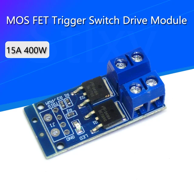 15A 400W Mos Fet Trigger Kapcsoló Meghajtó Modul Pwm Szabályozó ...