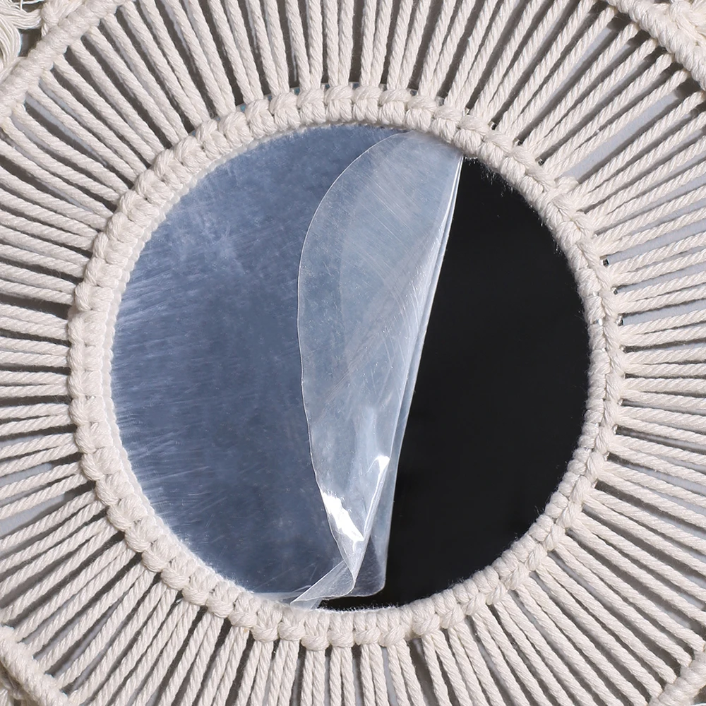 Macrame Mirror Wall Hanging | Macrame-design.com