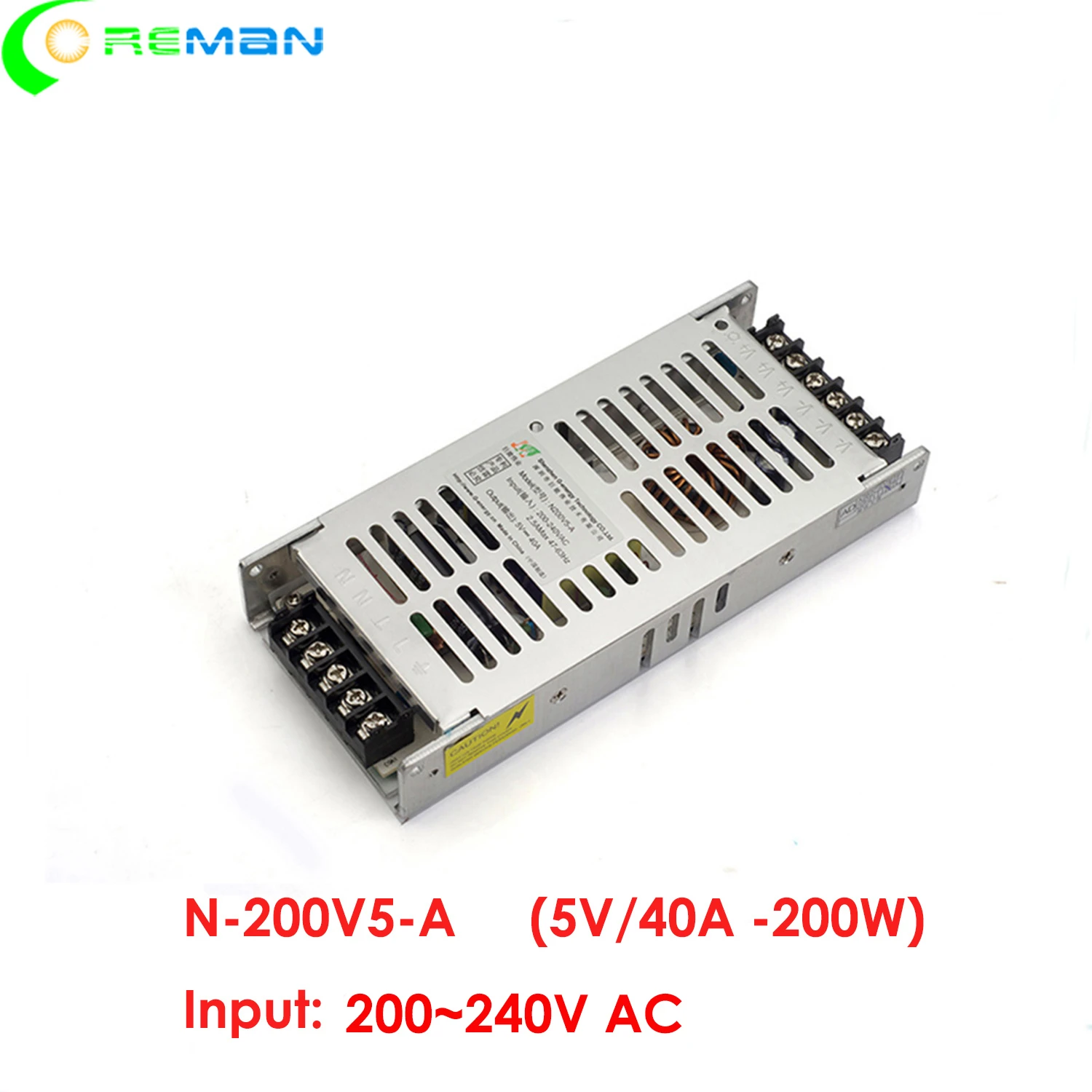 Led display screen led panel power supply 5V 40A 5V 200W N200V5 A200AF ...