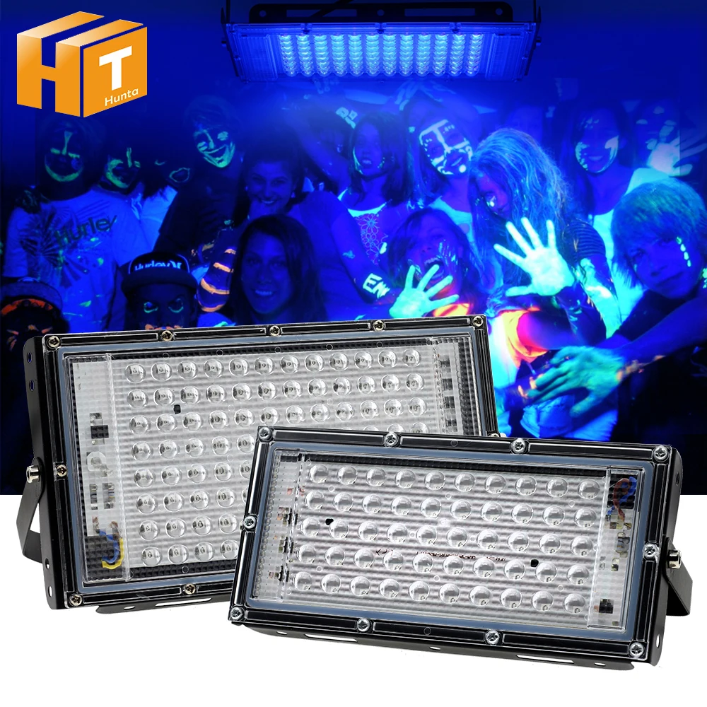 UV LED Floodlight 50W 100W 150W Pro Ultraviolet 395nm Lamp 220V ...